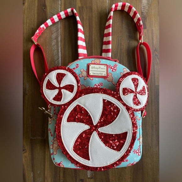 Loungefly | Bags | Loungefly Disney Mickey Mouse Cane Cane Red And ...